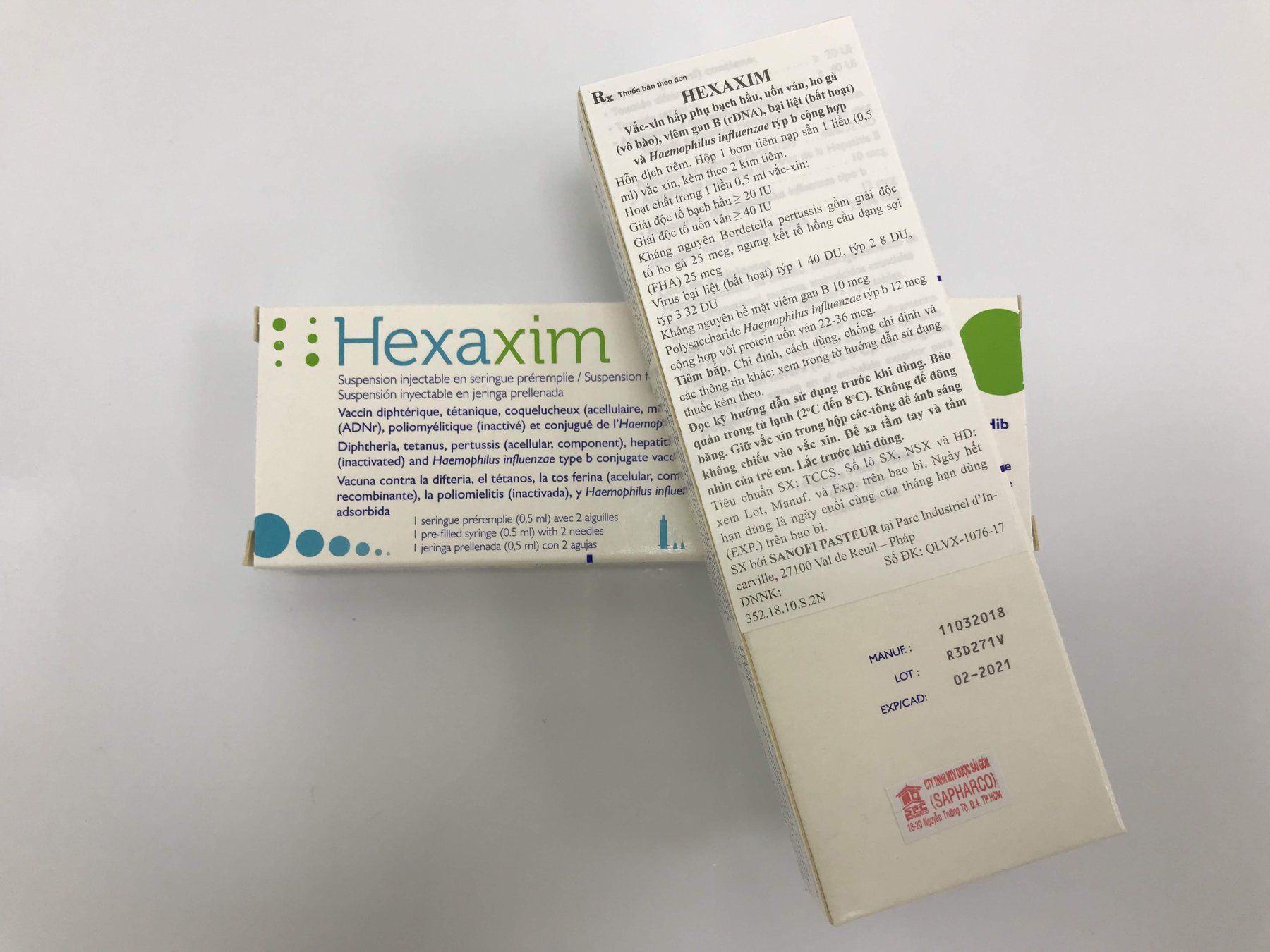 Vắc-xin Hexaxim 0.5ml (Pháp) | Vinmec