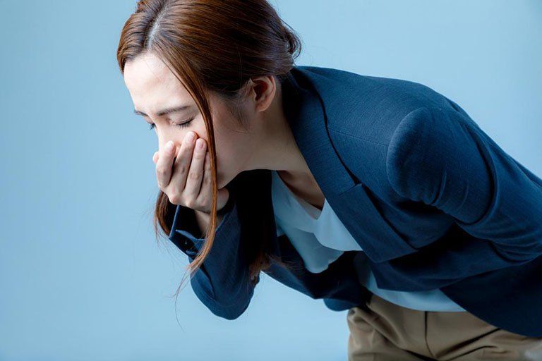 What is the disease of vomiting coffee grounds-like substances? | Vinmec