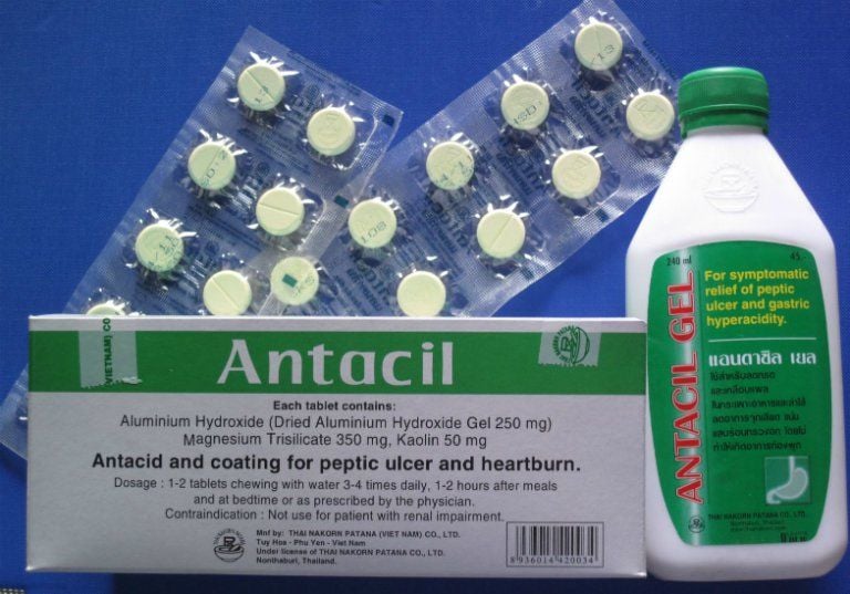 What conditions does Antacil treat? | Vinmec