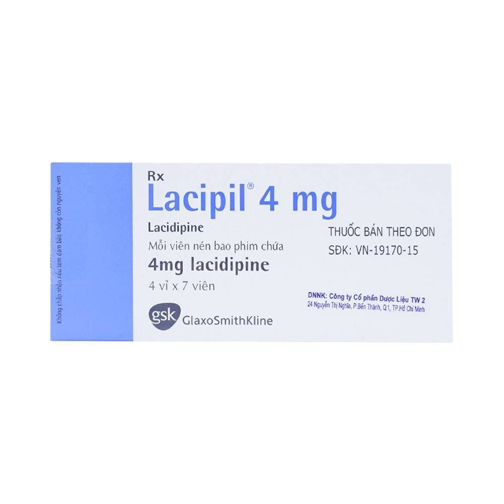 Công dụng thuốc Lacipil 4mg | Vinmec