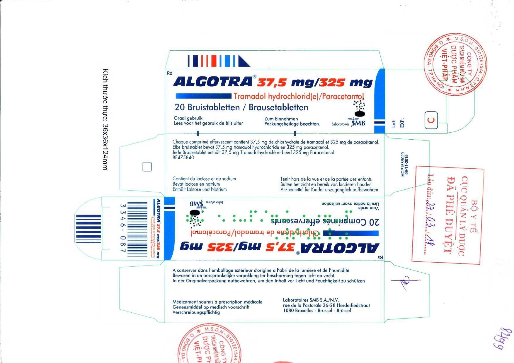 Công dụng thuốc Algotra | Vinmec