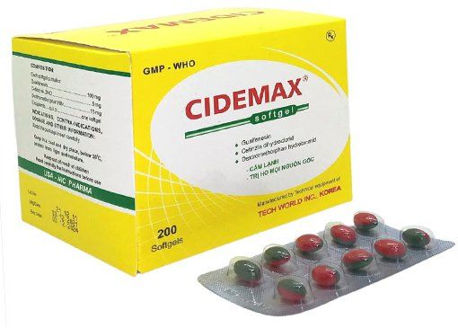 Công dụng thuốc cidemax | Vinmec