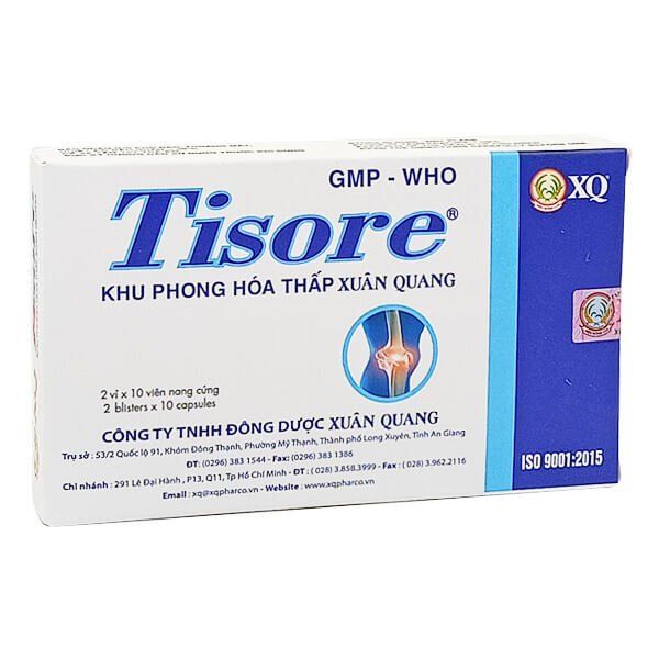Công dụng điều trị bệnh của thuốc Tisore | Vinmec