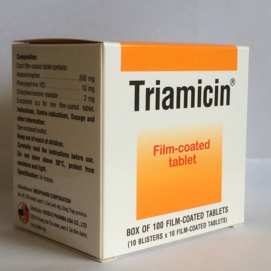 Công dụng thuốc Triamicin | Vinmec