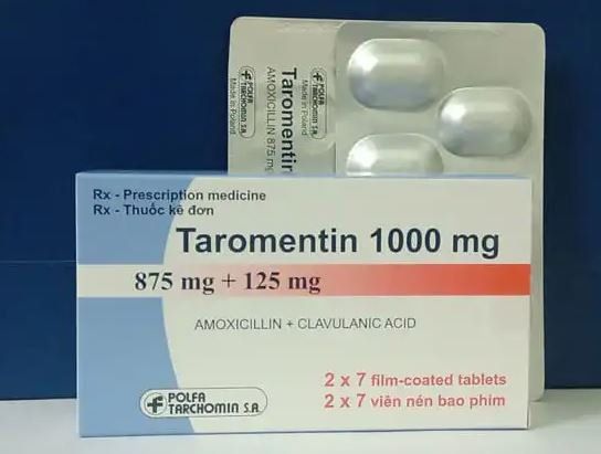 Công dụng thuốc Taromentin 1000mg | Vinmec
