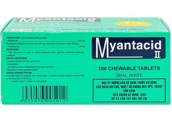 Công dụng thuốc Myantacid II | Vinmec