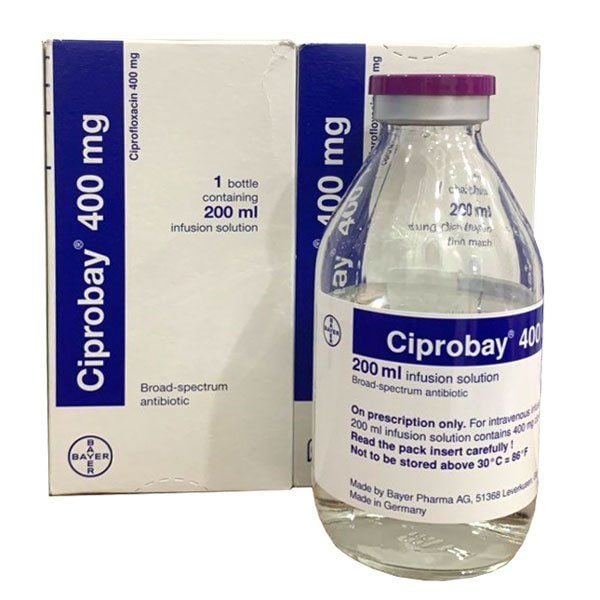 Công dụng thuốc Ciprobay 400mg | Vinmec