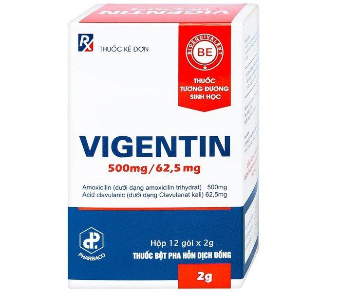 Công dụng thuốc Vigentin 500mg/62,5mg | Vinmec