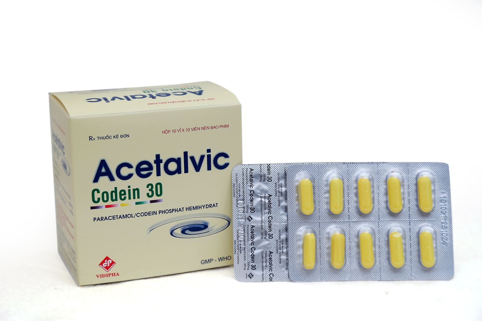 Công dụng thuốc Acetalvic codein 30 | Vinmec
