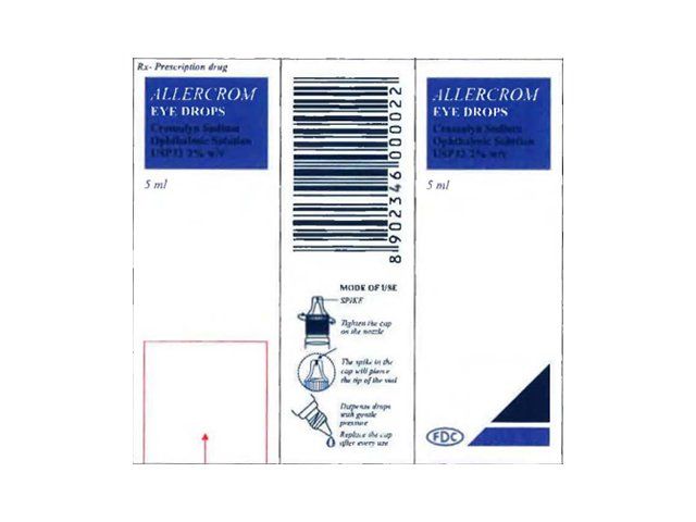 Công dụng thuốc Allercrom Eye Drops | Vinmec