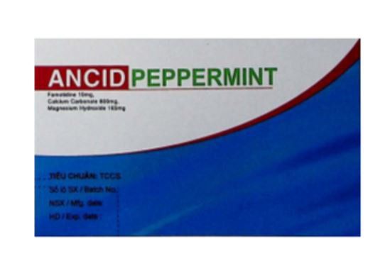Công dụng thuốc Ancid Peppermint | Vinmec
