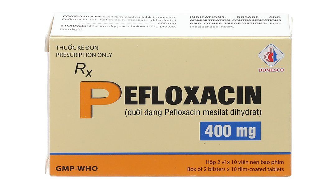 Indications of Pefloxacin | Vinmec