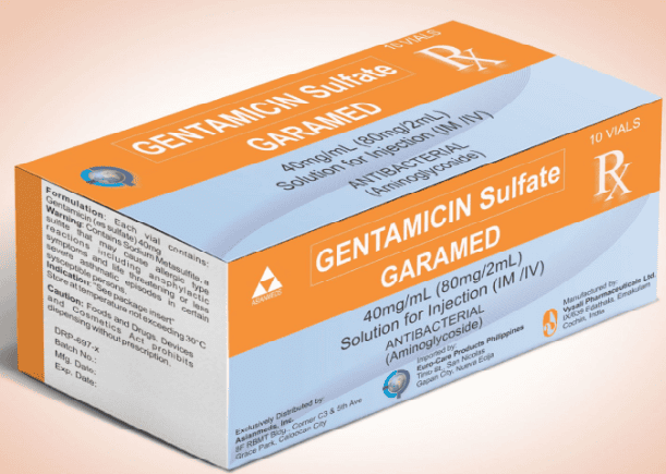 Công dụng thuốc Gentamicin sulfate injection 80mg/2ml | Vinmec