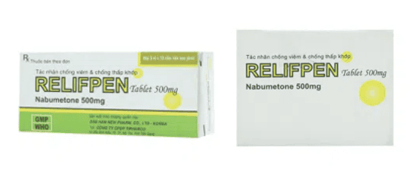 Công dụng thuốc Relifpen tablet 500mg | Vinmec