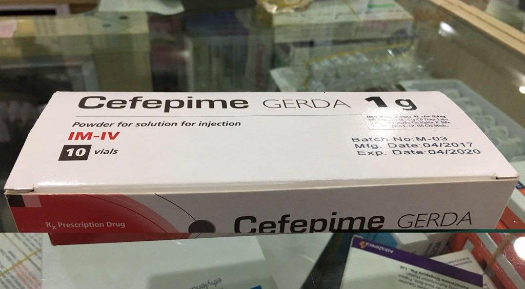 Công dụng thuốc Cefepime Gerda 1g | Vinmec