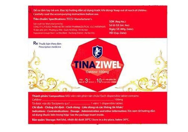 Công dụng thuốc Tinaziwel | Vinmec