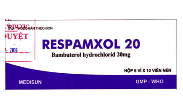 Công dụng thuốc Respamxol 20 | Vinmec