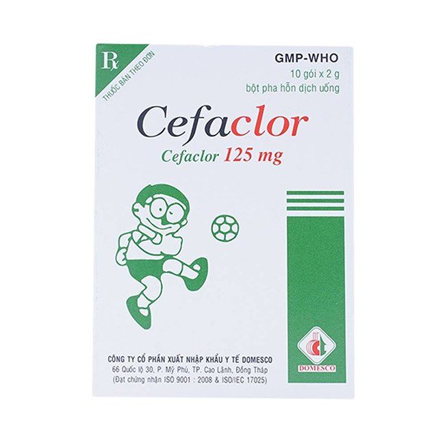 Công dụng thuốc Cefaclor 125mg | Vinmec