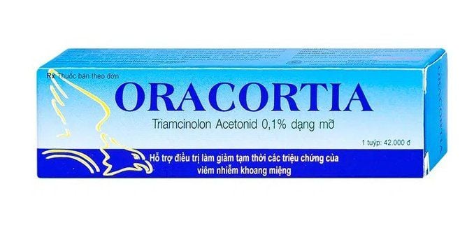 Thuốc bôi nhiệt miệng Oracortia có nuốt được không? | Vinmec