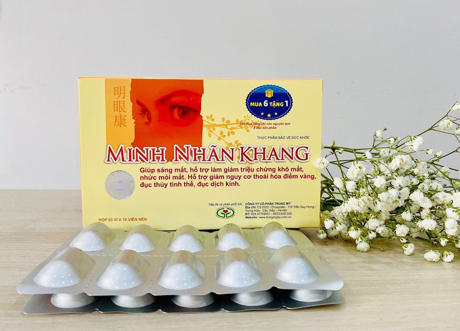 Minh Nhãn Khang – Giúp sáng mắt, hỗ trợ làm giảm khô mắt, nhức mỏi mắt ...