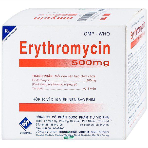 Công dụng của erythromycin thuốc bôi | Vinmec