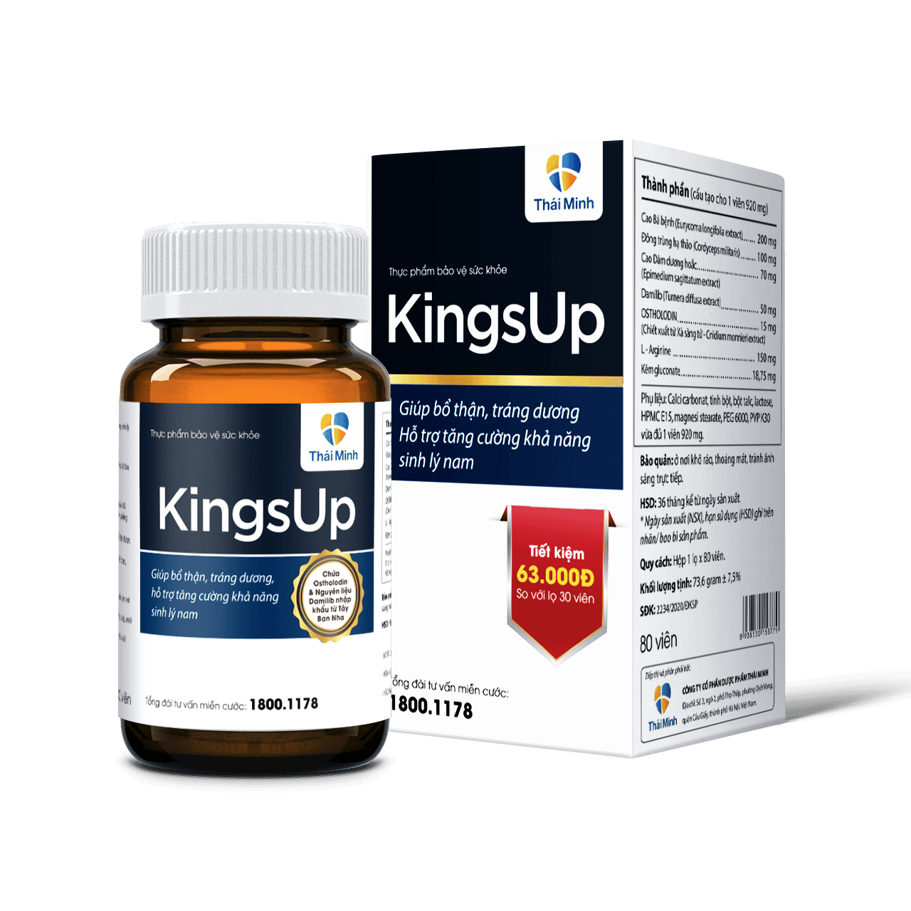 KingsUp - Bổ thận tráng dương, tăng cường khả năng sinh lý nam | Vinmec